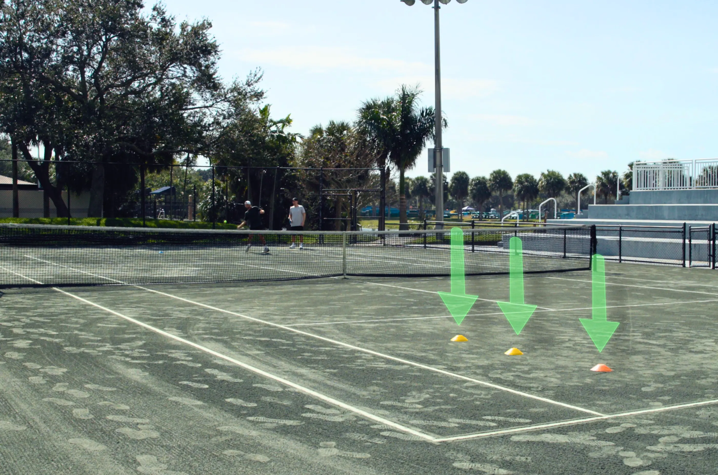 Inside-out Forehand Targets - Coachlife